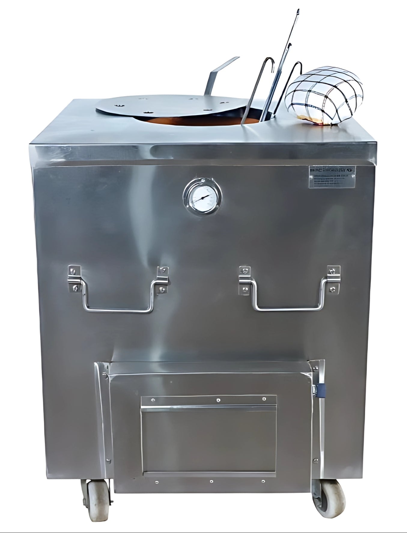 NSF Certified Commercial Tandoor Oven with Trolley - 36" x 36" 37 ...