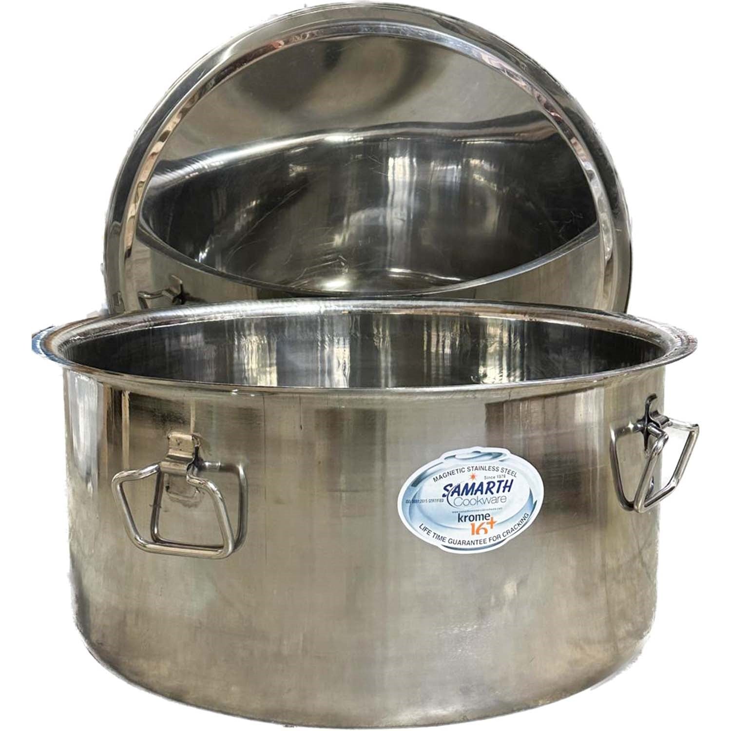 Stainless Steel Pot/Tapela/Patila/Top No. 46 - 85 Liter – Sangu ...